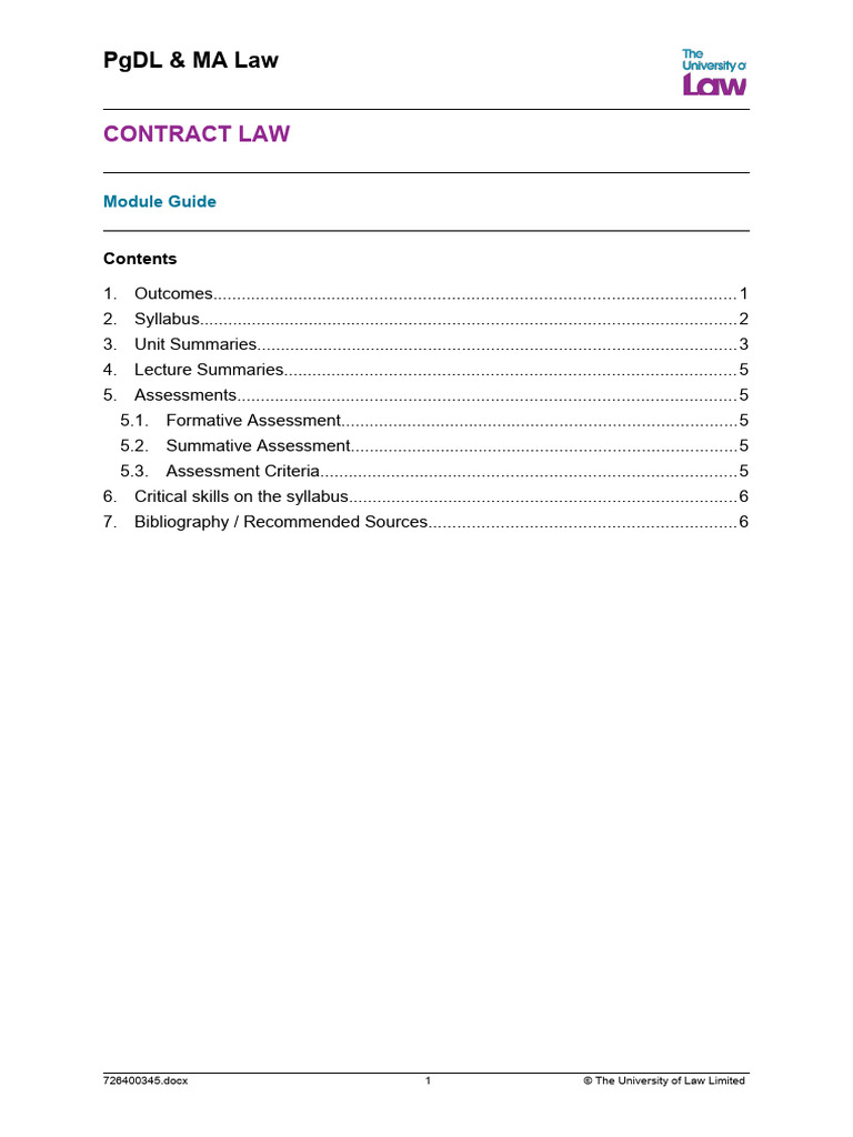 2324 Pgdlma Con Ce01 Module Guide | PDF | Misrepresentation | Damages