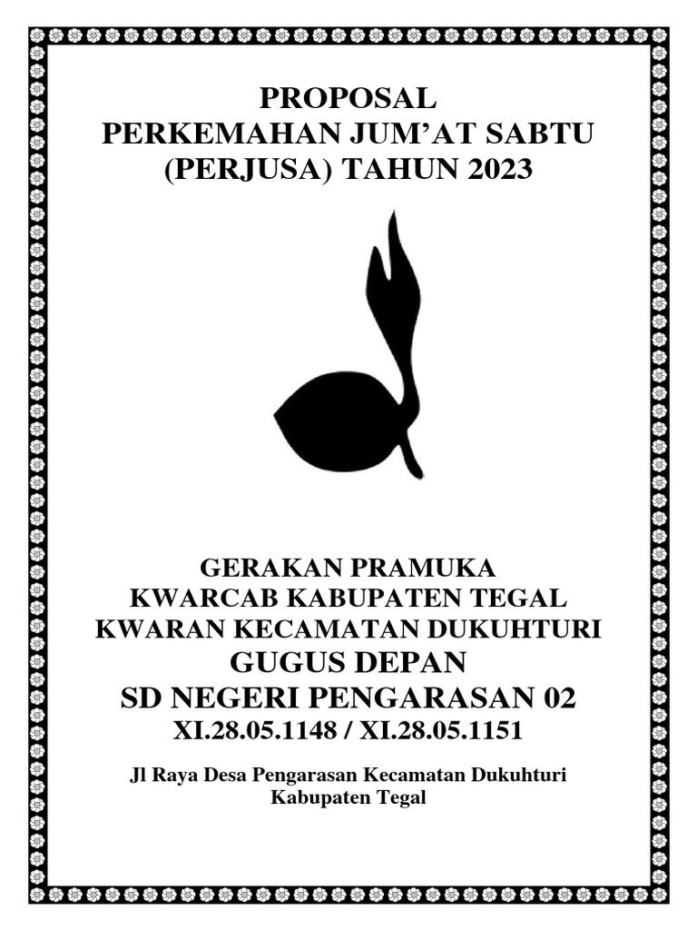 Proposal Perjusa SDN Pengarasan 02 Tahun 2023 | PDF