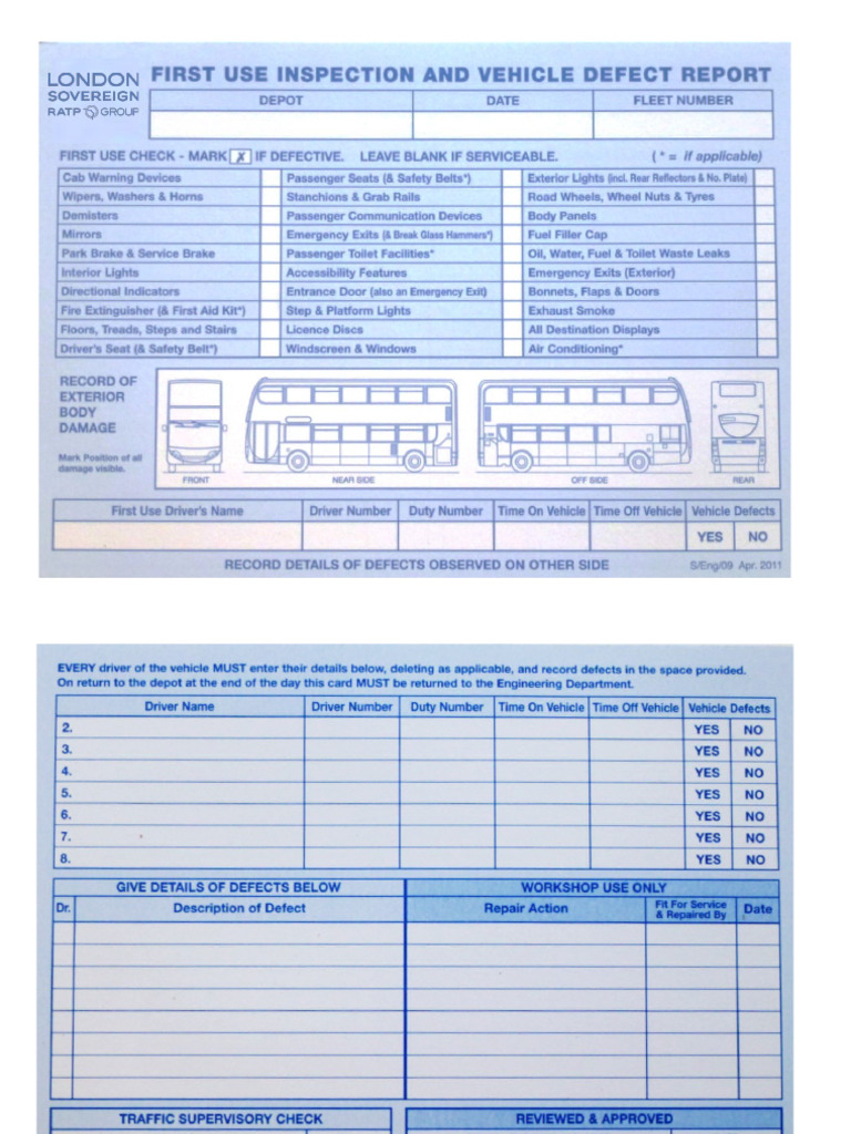 Defect Sheet | PDF