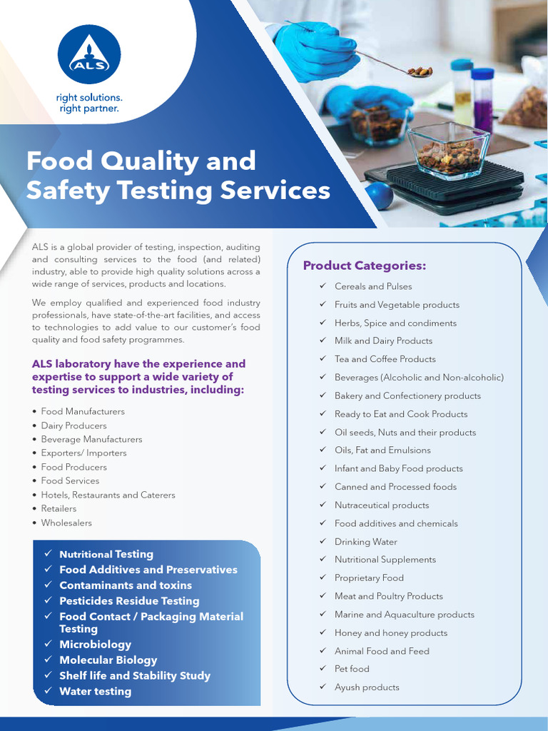 ALS India Food Capabilities | PDF | Foods | Vitamin