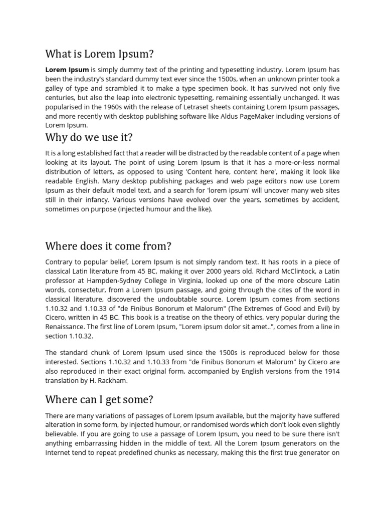 What Is Lorem Ipsum | PDF | Graphic Design | Printing