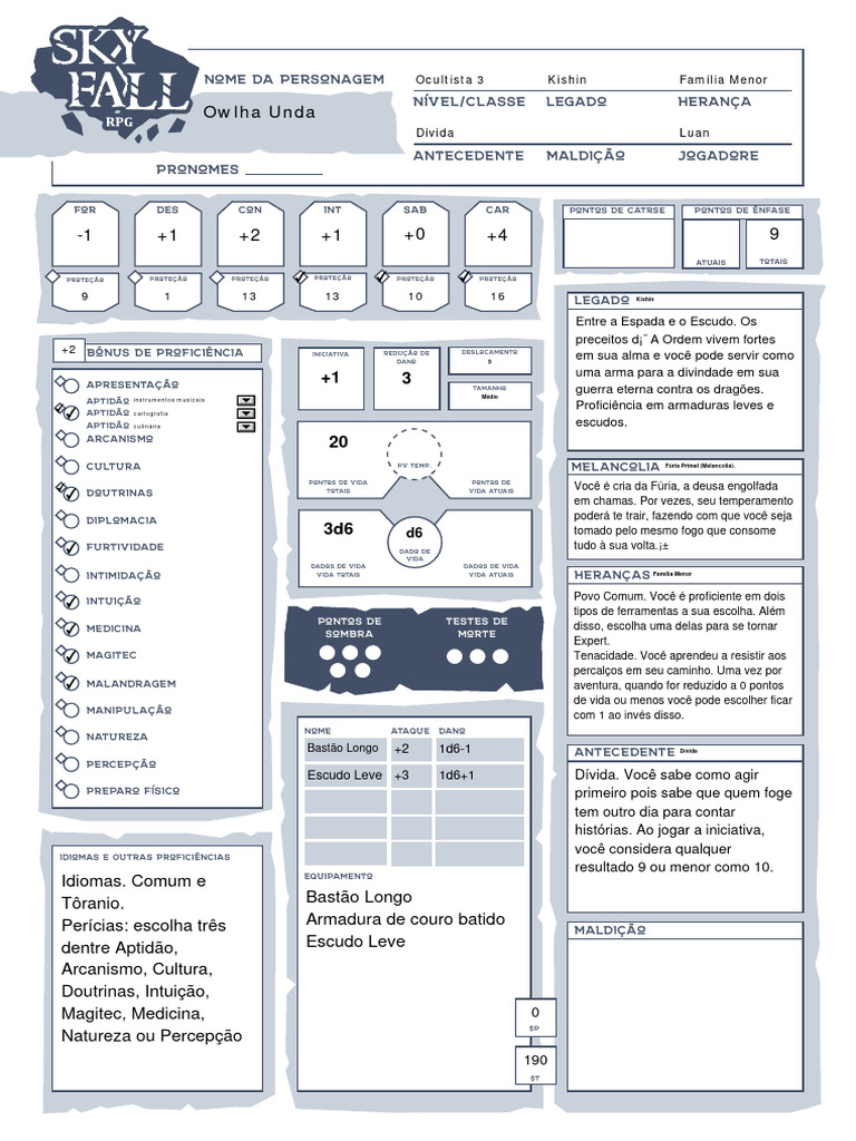 Ficha Kishin Devoto Maré | PDF | Oculto