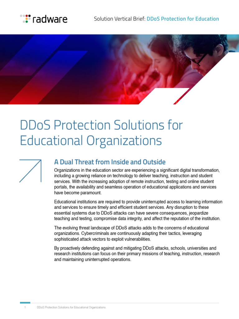 Radware DDoS-Protection-Education SolutionBrief 2023 1229-Web | PDF ...