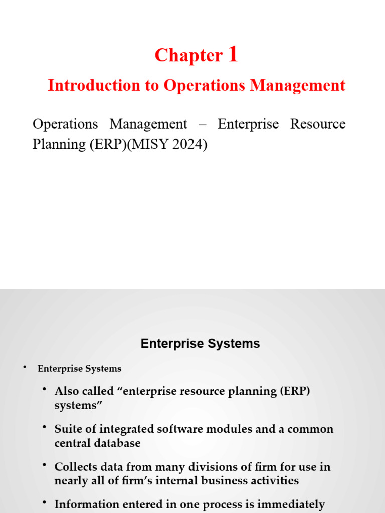 Erp 1 | PDF | Enterprise Resource Planning | Customer Relationship Management