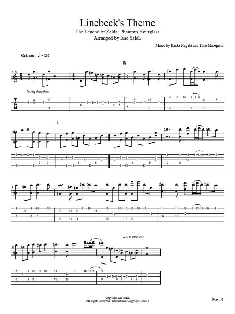 Linebeck Theme | PDF | The Legend Of Zelda