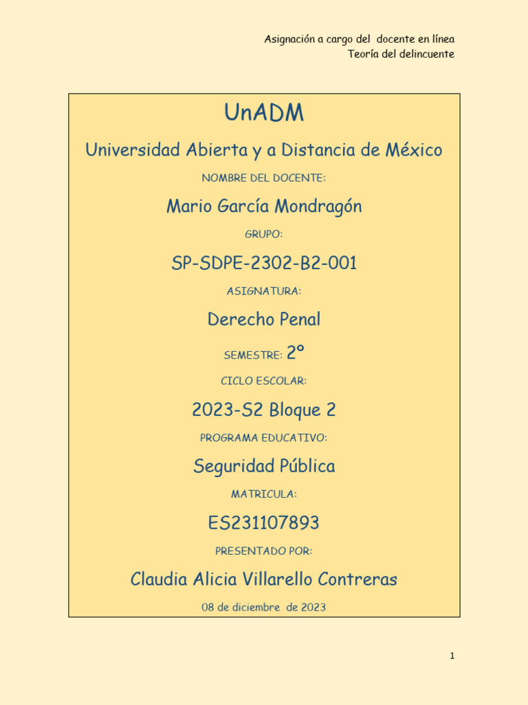 Dpe U3 Acd CLVC | PDF | Criminología | Prevención del crimen