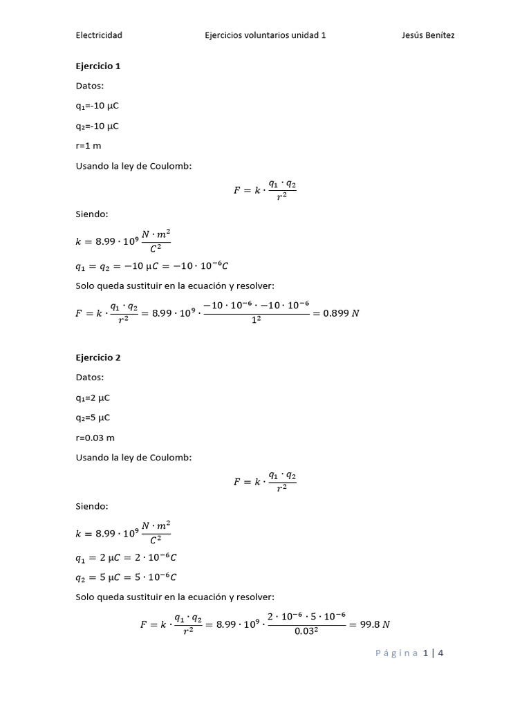 Ejercicio 1 Master Seas | PDF | Metrología | Cantidad