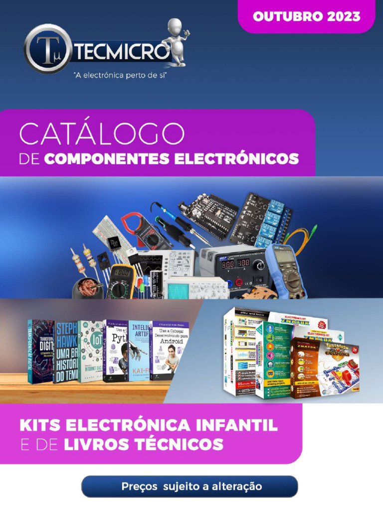 Catálogo Geral de Outubro 2023 | PDF | Arduino | Eletricidade