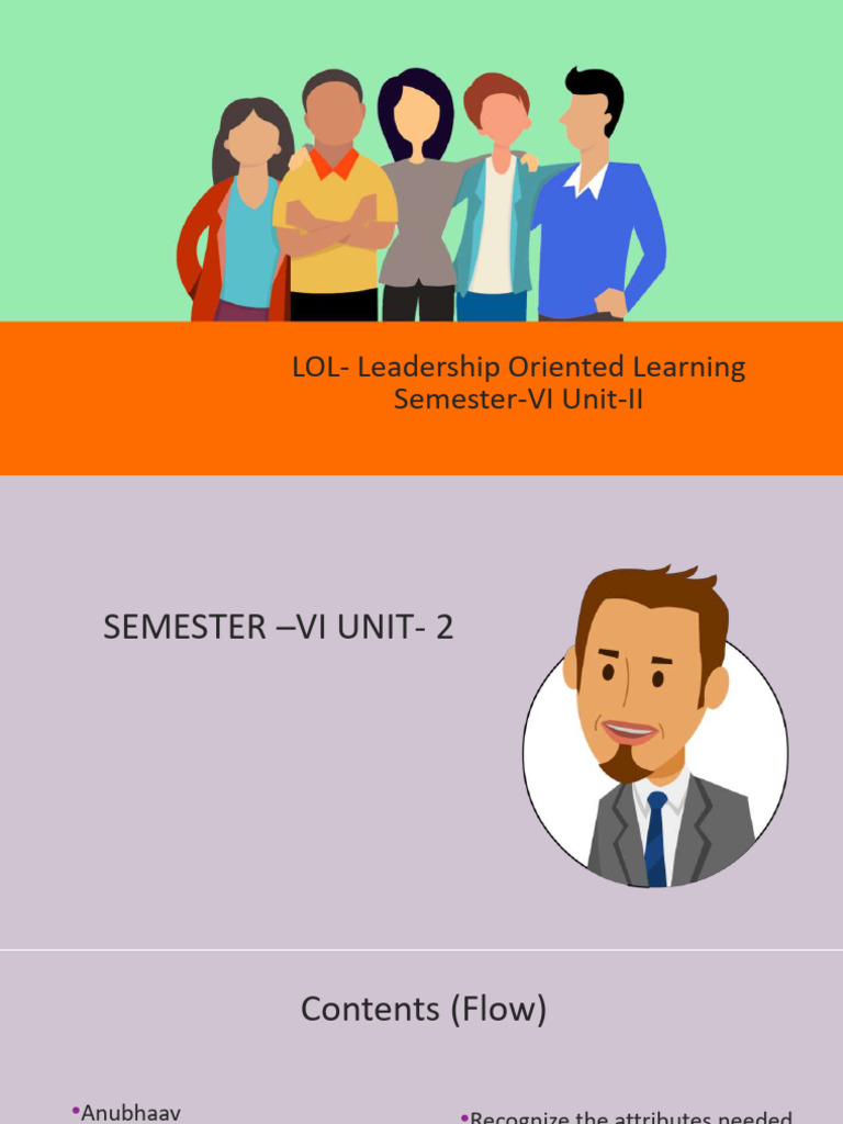 TCS SEM VI Unit 2 | PDF | Career & Growth | Self-Improvement