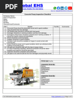 Backhoe Checklist | PDF
