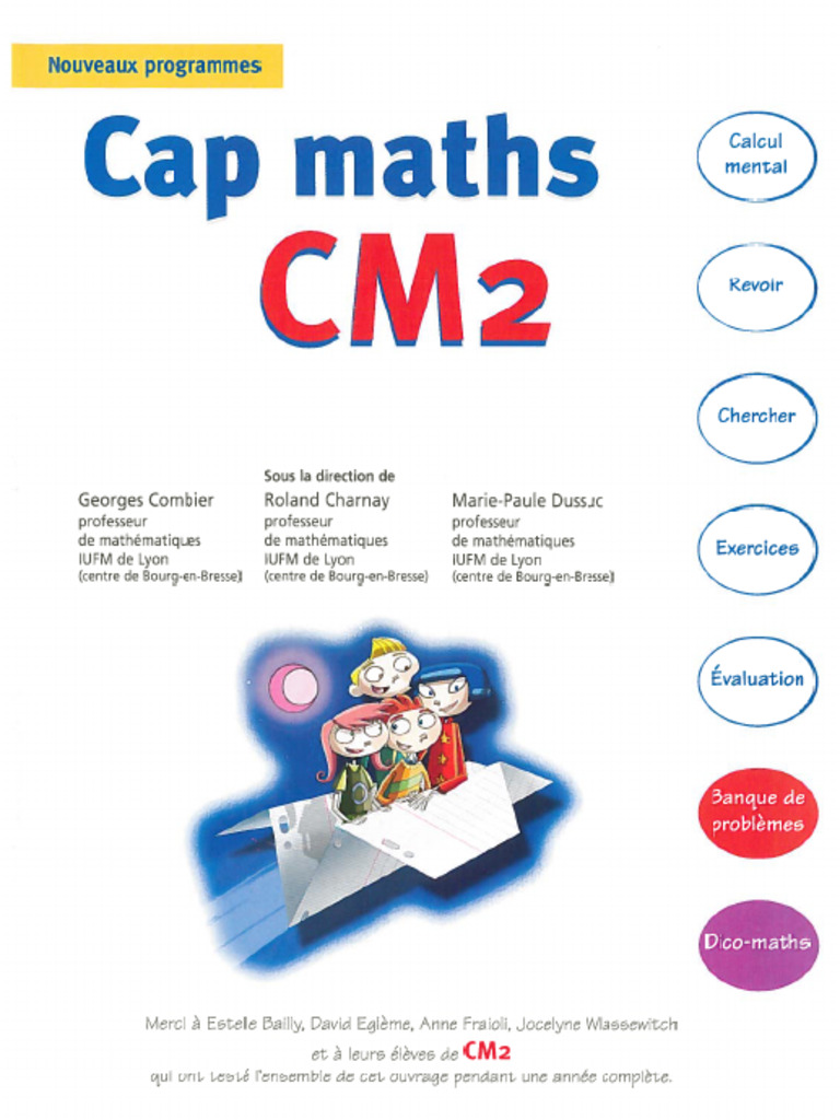 Bon En Maths Cm2 Pdf – Fiche De Mathématiques À Imprimer – FNXCML