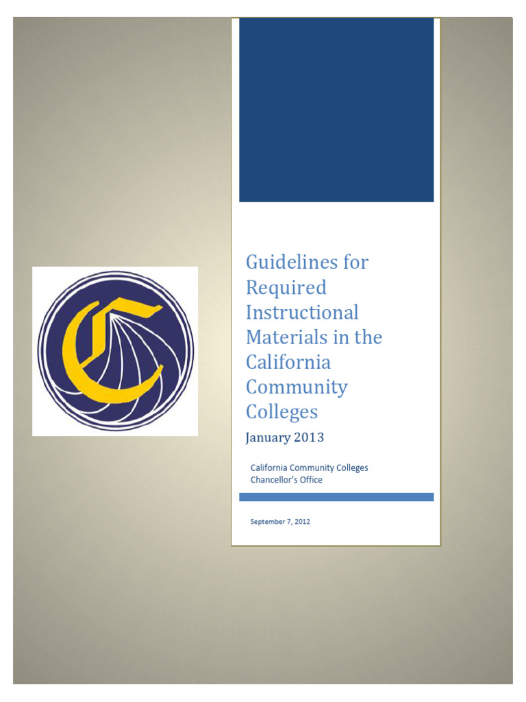 Instructional Materials Guidelines 12813 PDF | PDF | Textbook