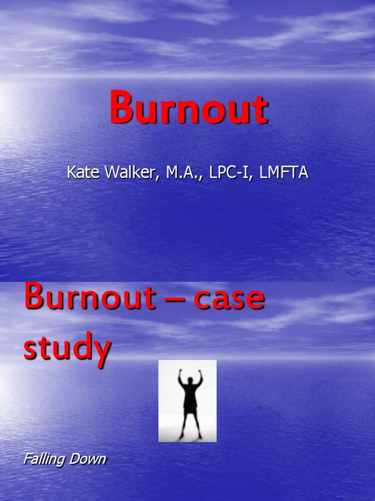 Burnout Presentation | PDF | Occupational Burnout | School Counselor