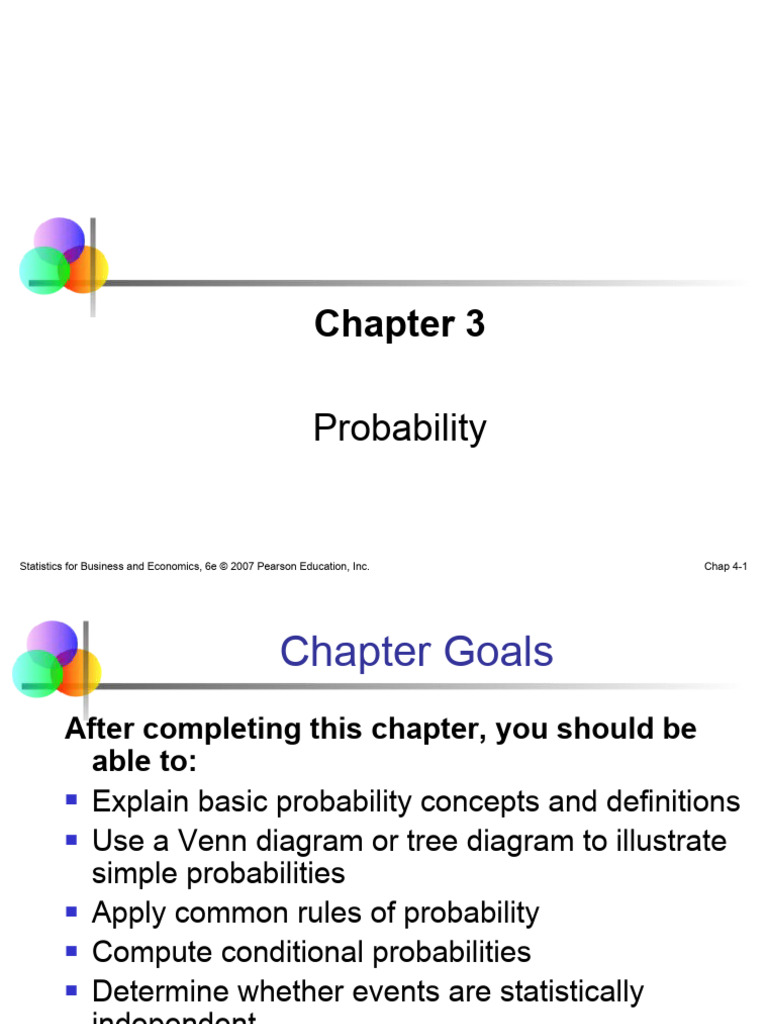Chap 04 | PDF | Probability | Statistics