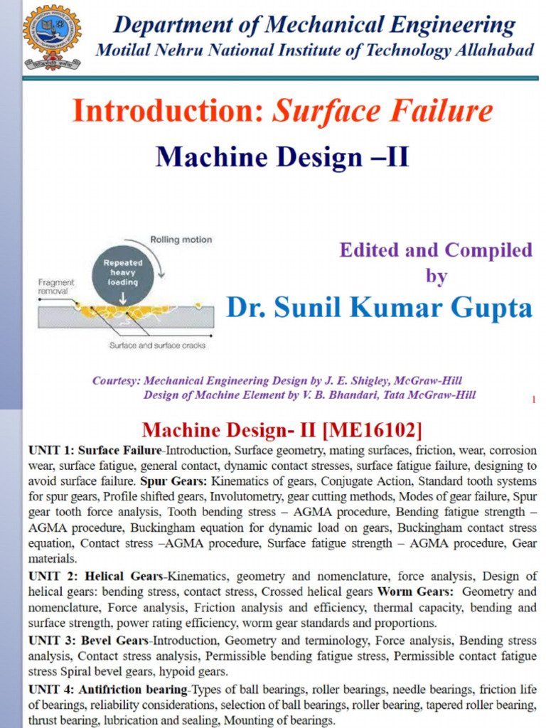 Introduction - Surface Failure | PDF