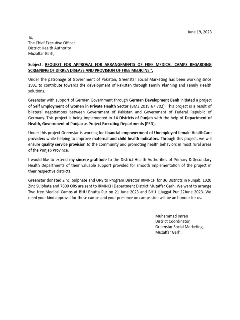 Letter For Hall Allocation For KFW-SEW Meeting | PDF