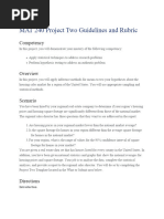 MAT 240 Project Two Template | PDF | Statistical Hypothesis Testing ...