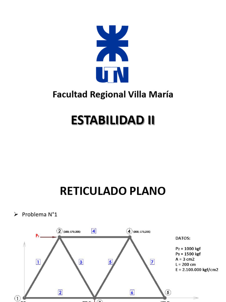 01 - Método de Rigidez - Ejercicio Con La Planilla | PDF | Matemáticas Aplicadas | Objetos ...