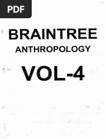 Brain Tree Anthropology Notes Part 1 | PDF