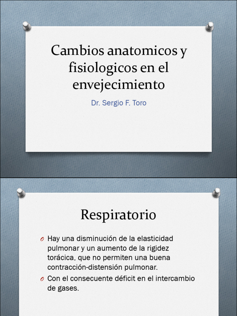 .Cambios Anatomicos y Fisiologicos en El Envejecimiento2 | PDF