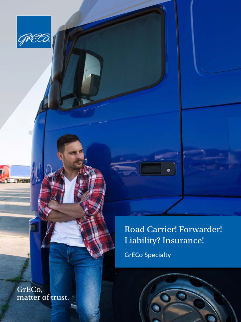 GrECo Carriers Forwarders and Logistics Policy | Download Free PDF ...