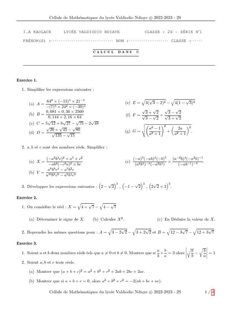 001_Calcul_Dans_R_2S_LVND_2022-2023 | PDF