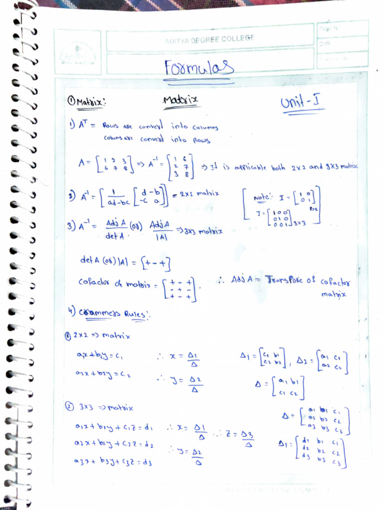 QABD FORMULAS | PDF