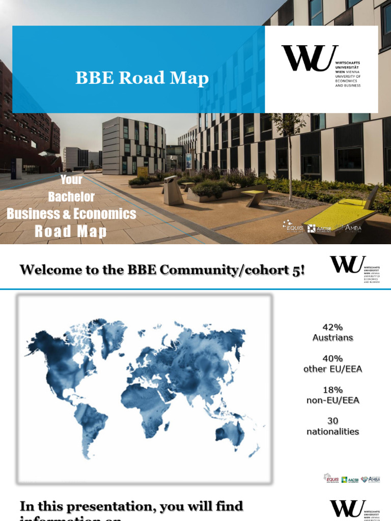 2022 BBE Road Map | PDF | Bachelor's Degree | Internship
