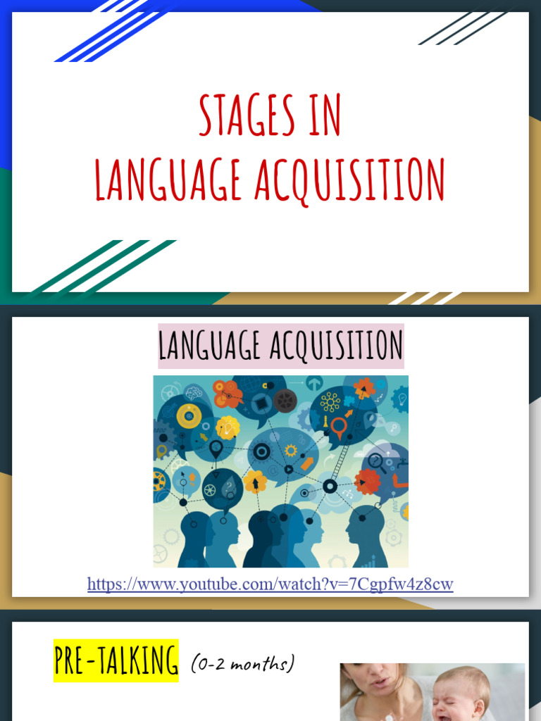 Stages in Language Acquisition | PDF | Language Acquisition | Syntax