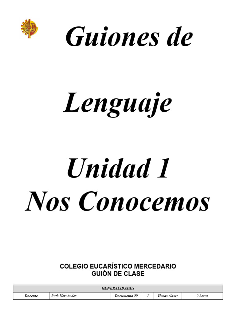 Estrategias de Lenguaje Unidad 1 de Primer Grado | PDF | Comprensión ...