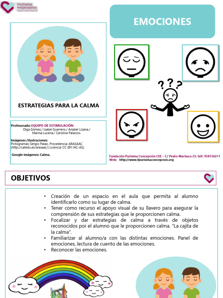 Emociones. Estrategias para La Calma | PDF | Relaciones personales ...