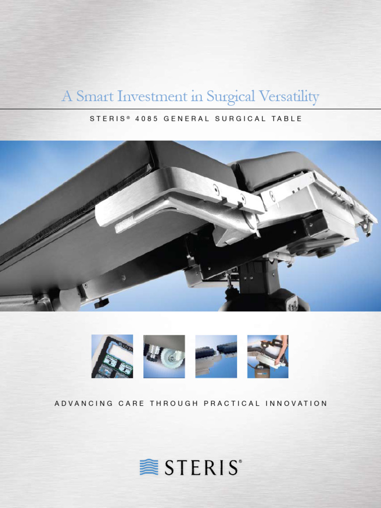Steris Amsco 4085 Brochure | PDF | Surgery | Clinical Medicine