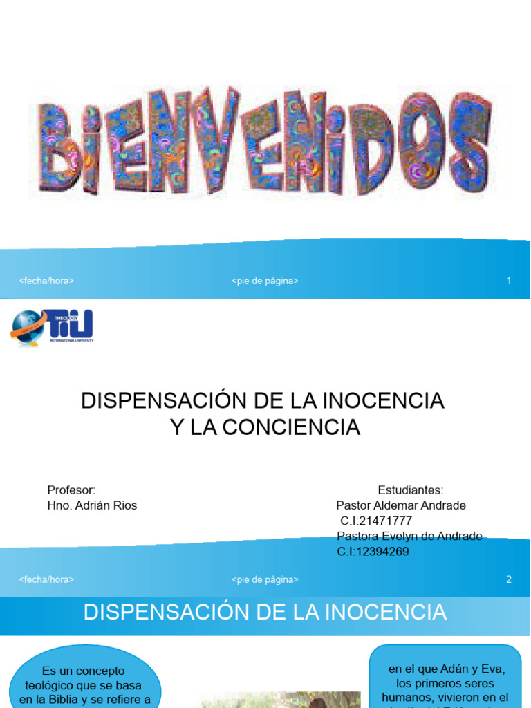 Dispensacion de La Inocencia y La Conciencia | PDF | Gente de la Torá | Libros del Antiguo ...