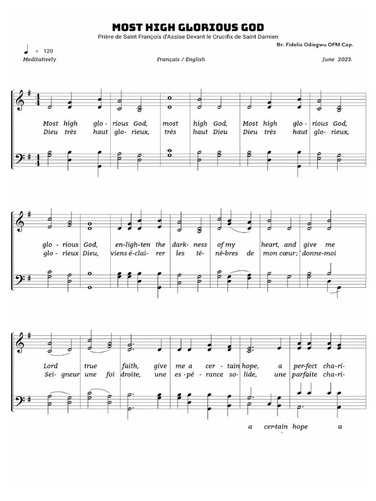 Most High Glorious God | PDF