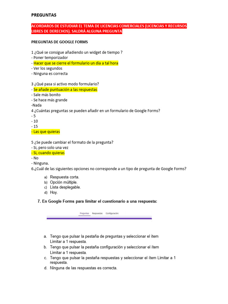 Preguntas sobre Google Forms y Zotero | PDF | Microsoft Excel | Hoja de ...