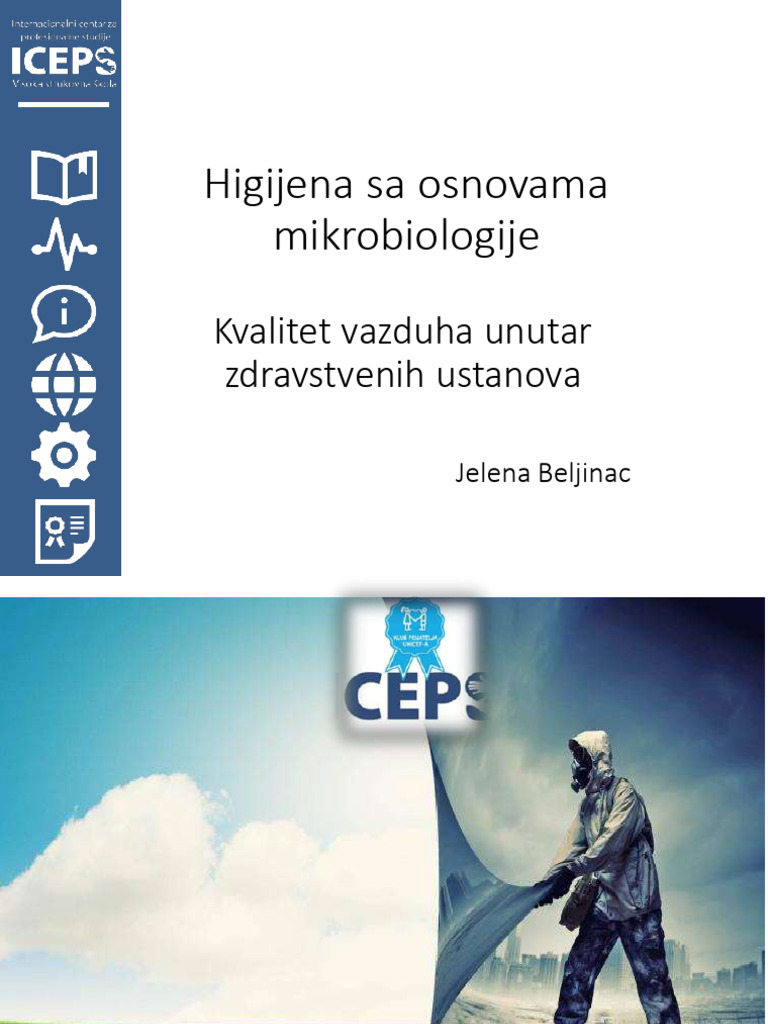 4 Kvalitet Vazduha Unutar Zdravstvenih Ustanova Beljinac J. | PDF