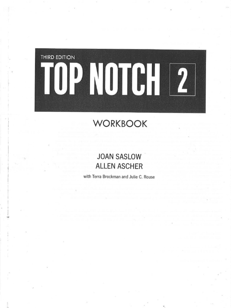 Top Notch 2 Ejercicios Verde | PDF