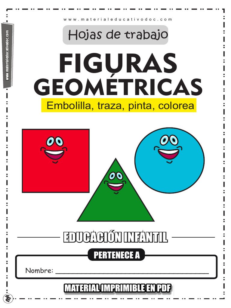 Figuras Geometricas Hojas Trabajo | PDF | Ciencias sociales | Hogar ...