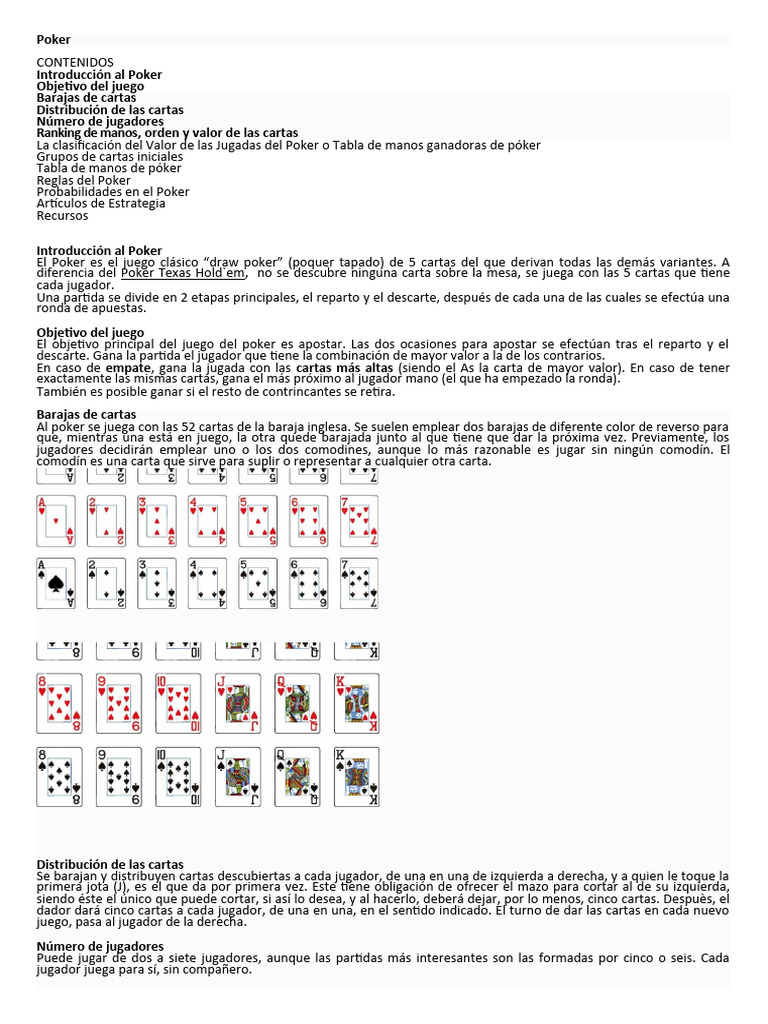 Poker | PDF