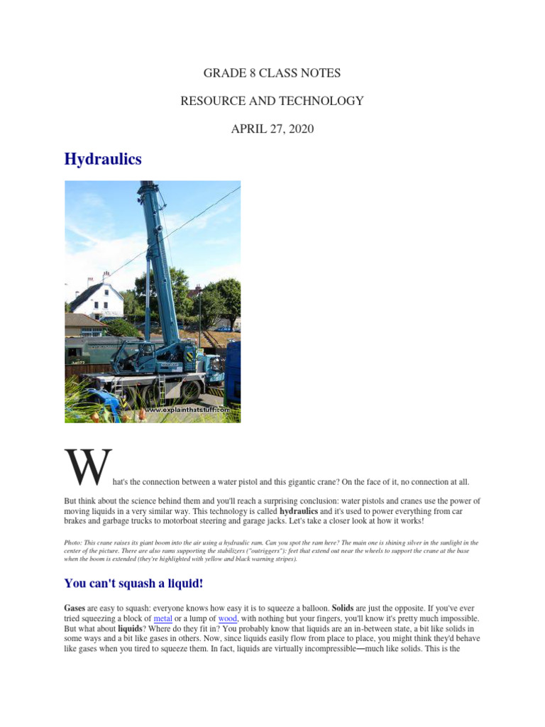 Hydraulics | PDF | Liquids | Water