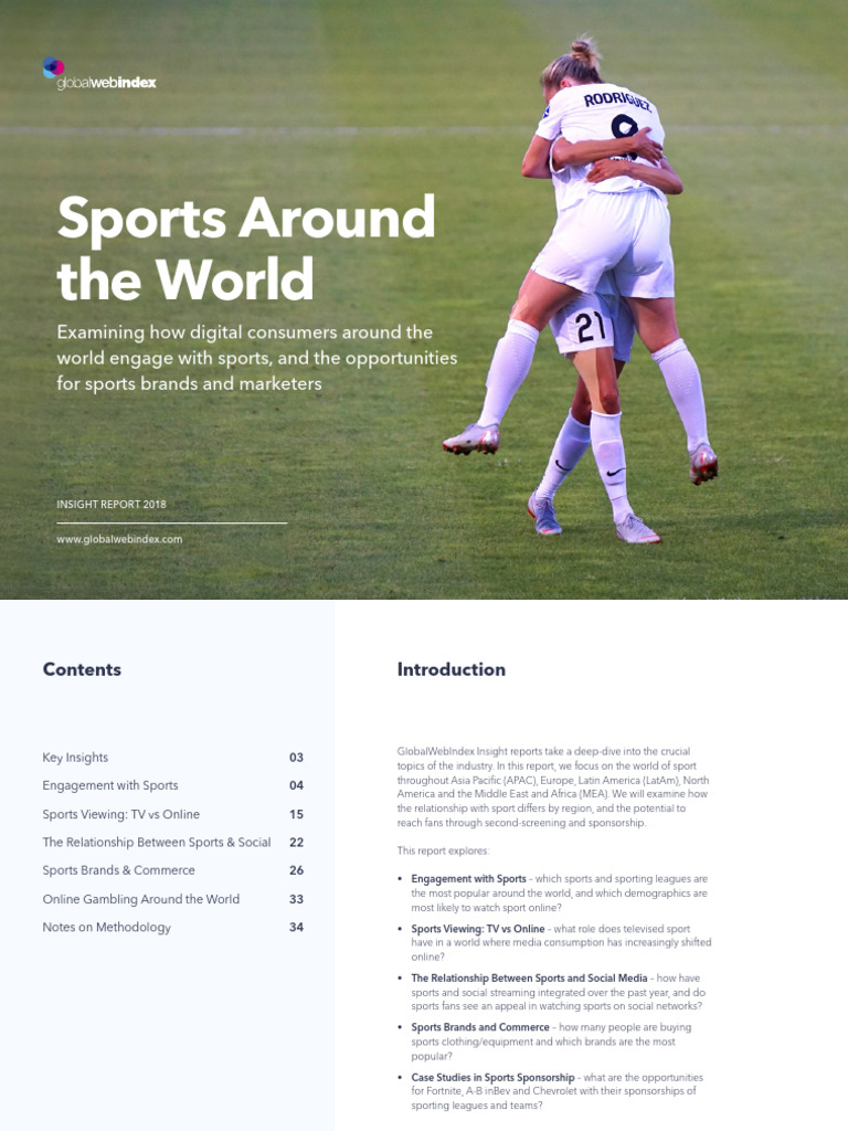 Global Sports Engagement Insights 2018 | PDF | Sports | Social Media