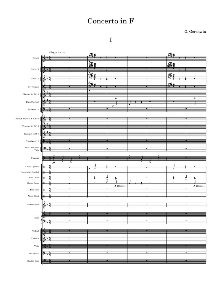 IMSLP602849-PMLP26388-Concerto in F-Full Score | PDF | Orchestral Music ...