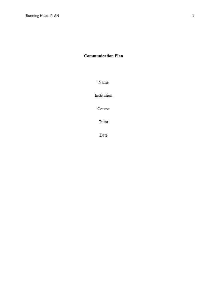 Plan Comm | PDF | Communication | Empathy