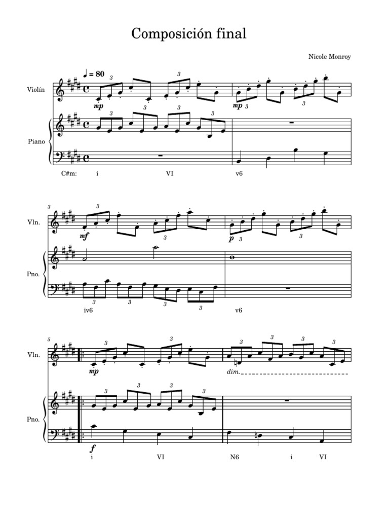 Composición - Final - Teoría | PDF