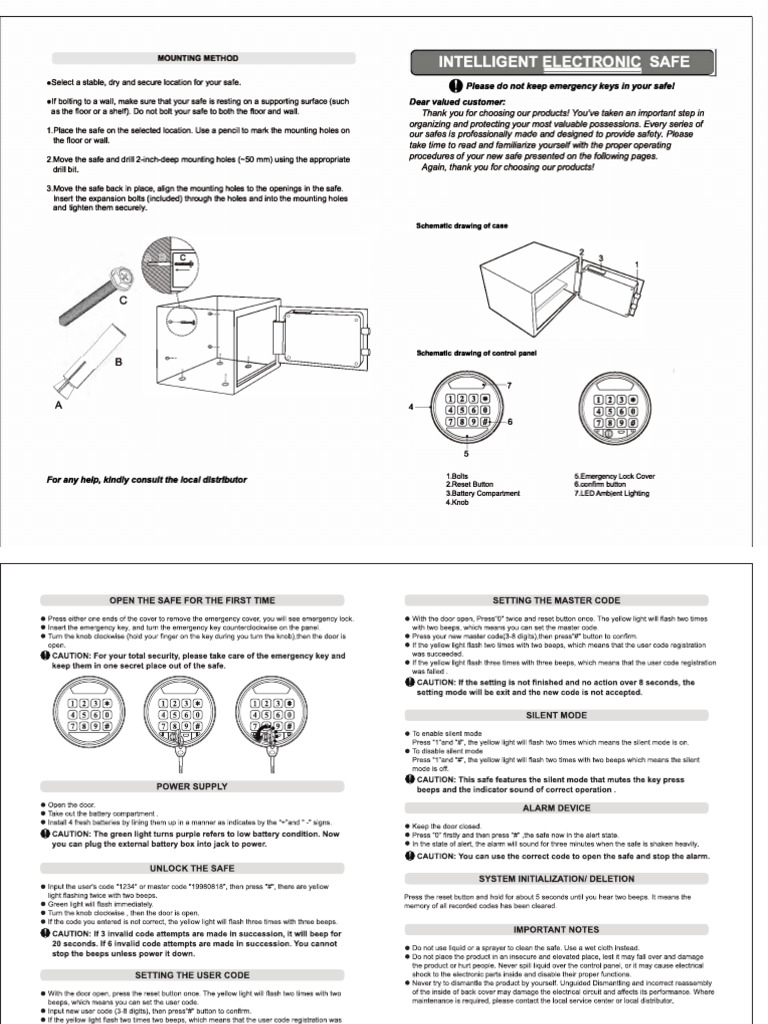 E6800E Manual - Revised - Outline | PDF