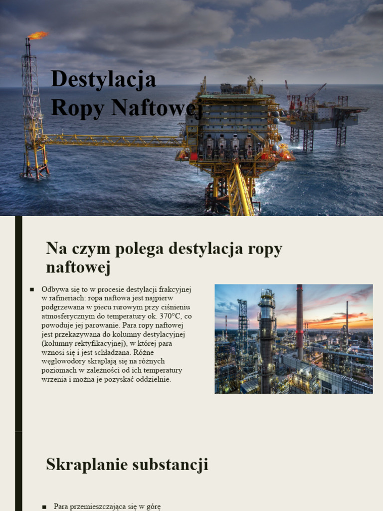 Destylacja Ropy Naftowej | PDF