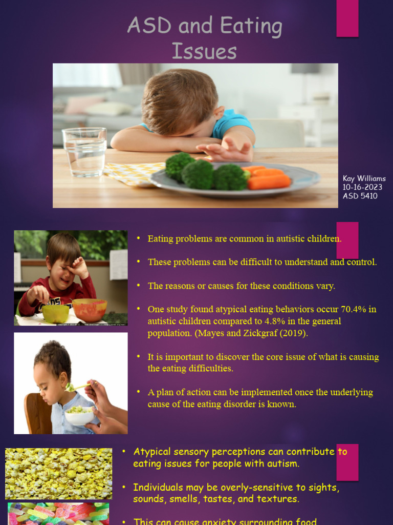 Understanding ASD and Eating Issues | PDF | Autism Spectrum | Causes Of ...