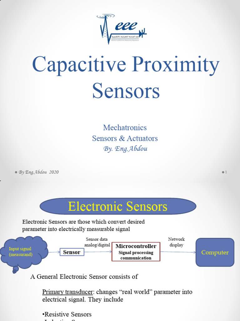 Capacitive Proximity Sensors4 | PDF | Capacitor | Capacitance