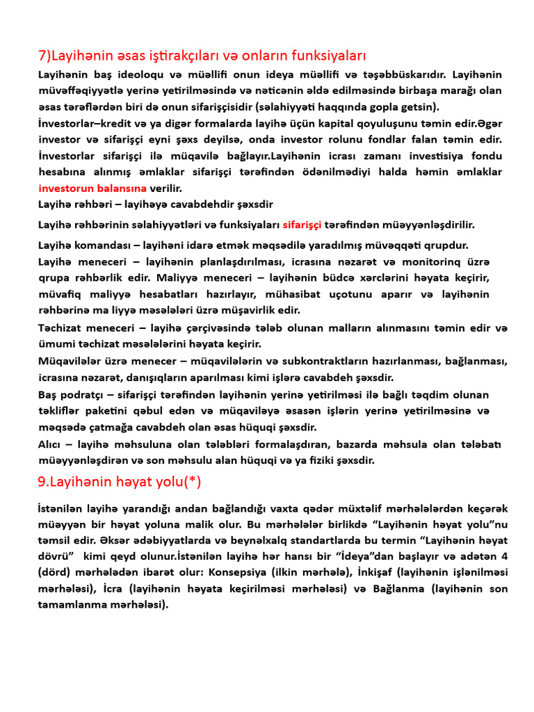 Layihe imtahan (2) | PDF