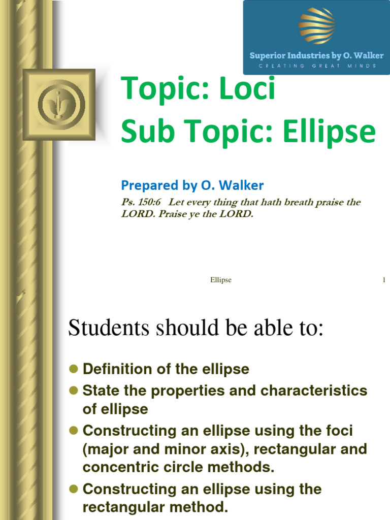 Ellipse | PDF | Ellipse | Circle